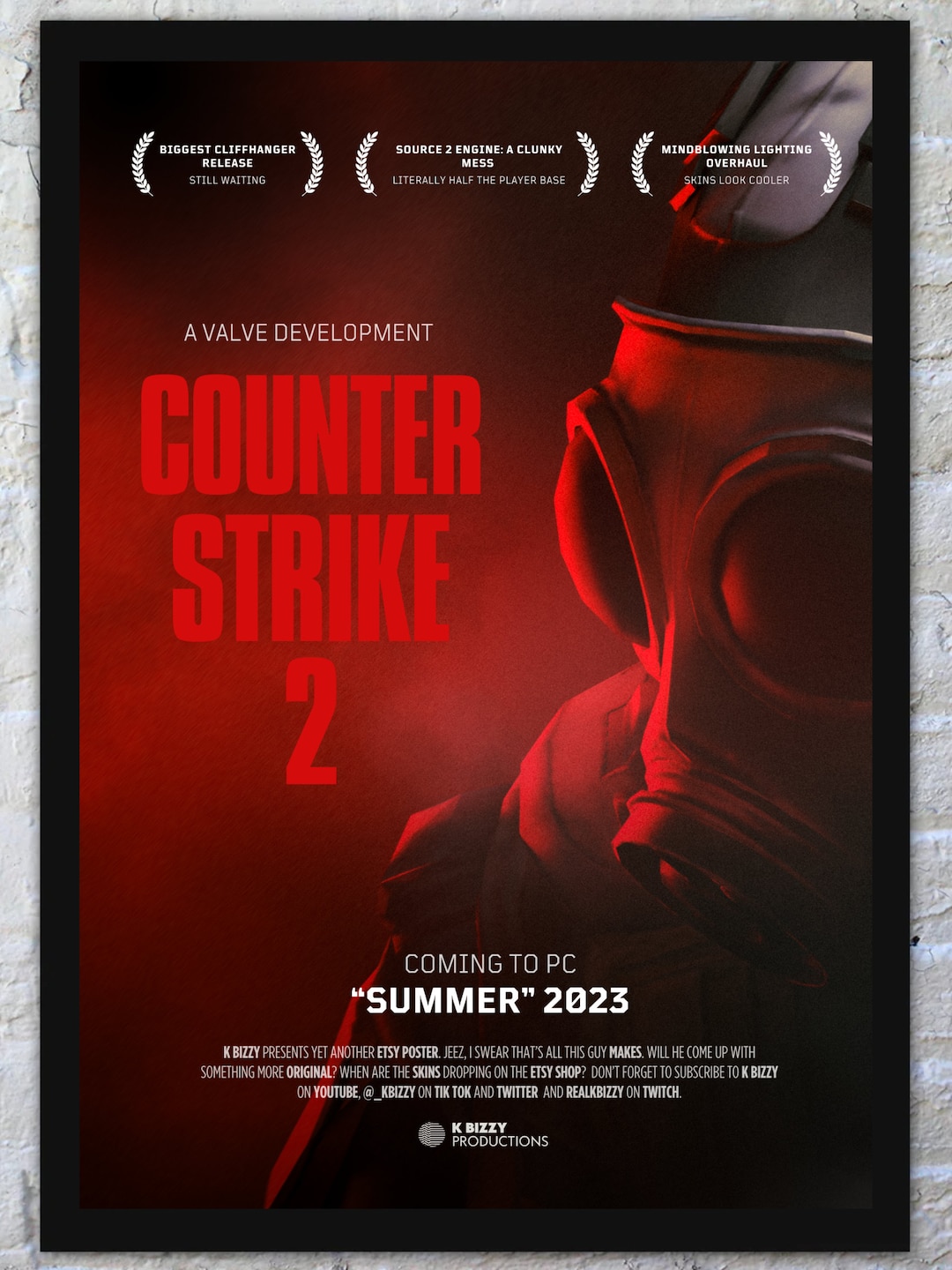 Counter-strike 2 Poster Movie Theatre Style Poster - Etsy