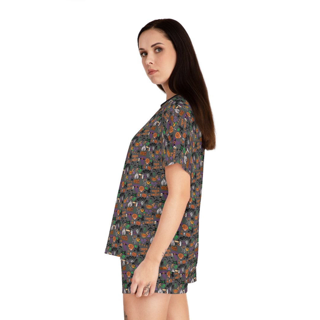 Spooky Relaxed Fit Women's Pajamas Two Piece Cozy Pj's - Etsy