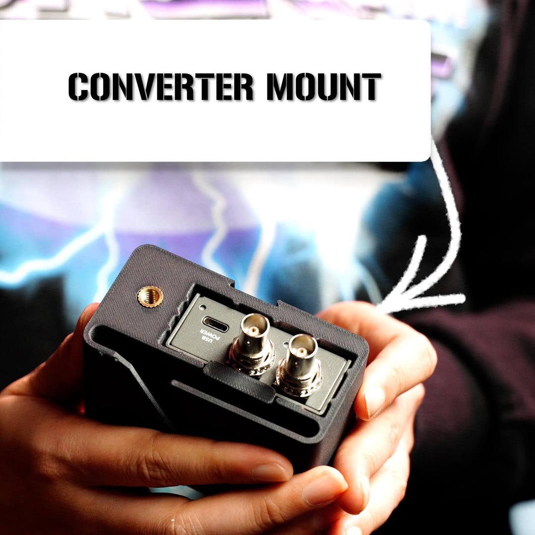 Blackmagic & Decimator MD-LX Converter Mount With Powerbank Plate - Etsy