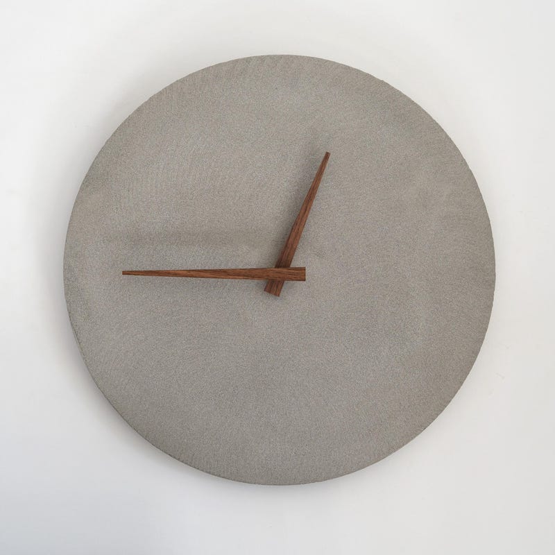 Concrete Clock - Etsy