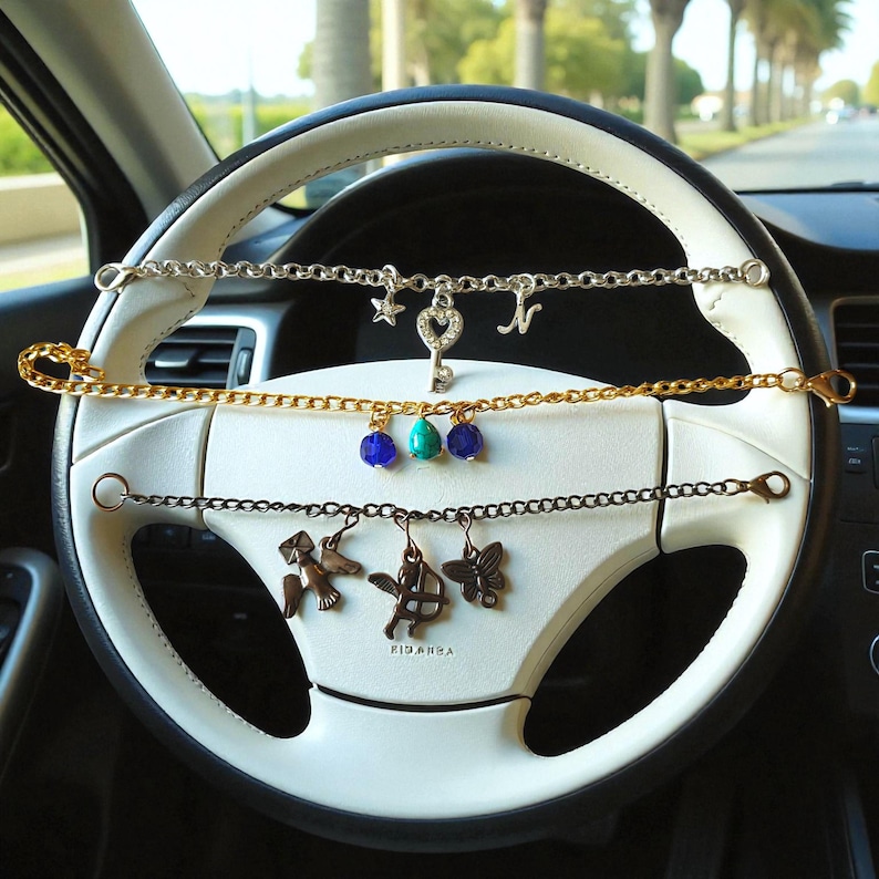 Steering Wheel Car Charms Personalized Custom New Car Gift Celestial ...