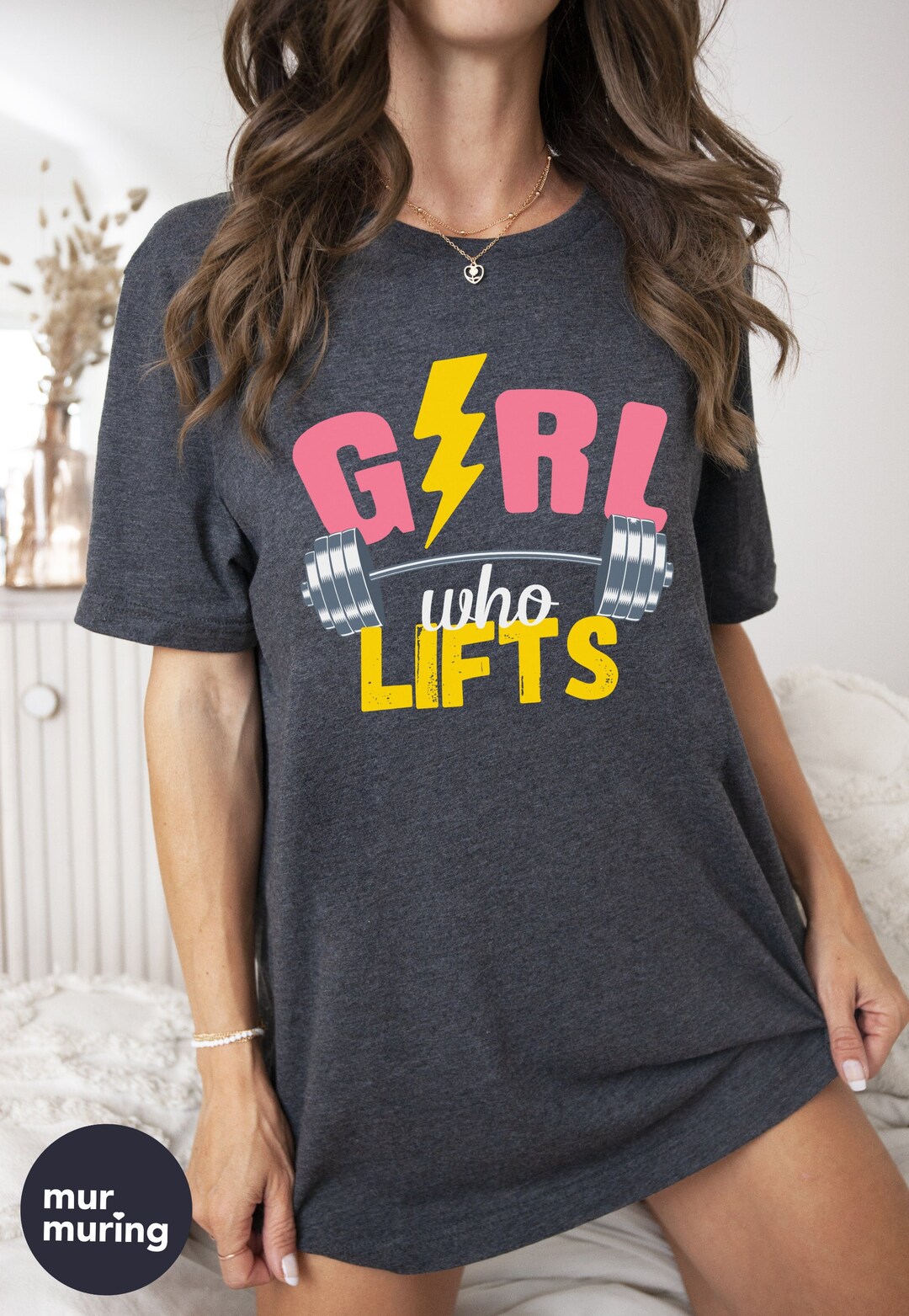 Gym Tshirt for Woman Gift for Gym Lover T Shirt Workout Shirt for Girl Friend Gift for Girl Who ...