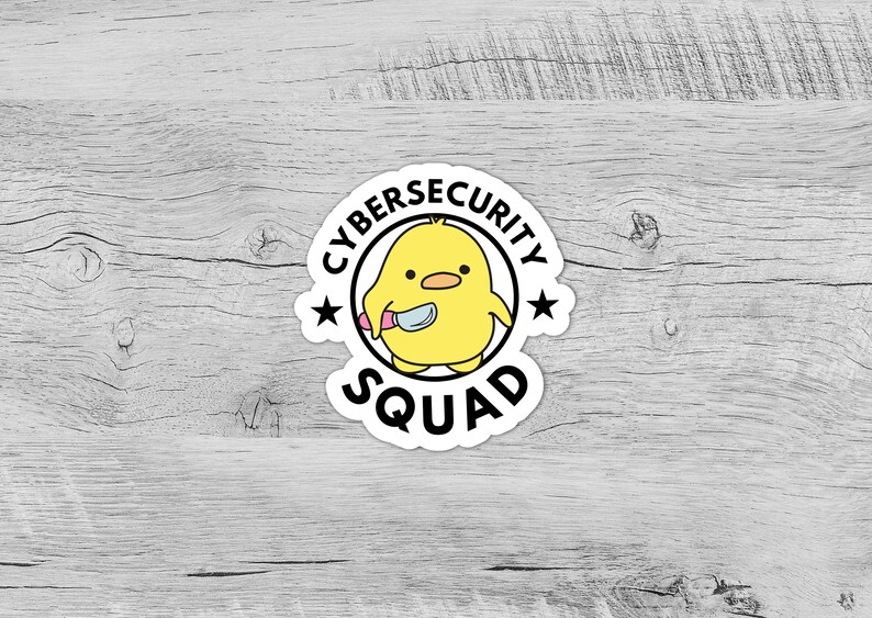 Cybersecurity Squad Sticker, Cybersecurity Analyst Gift, Cybersecurity ...