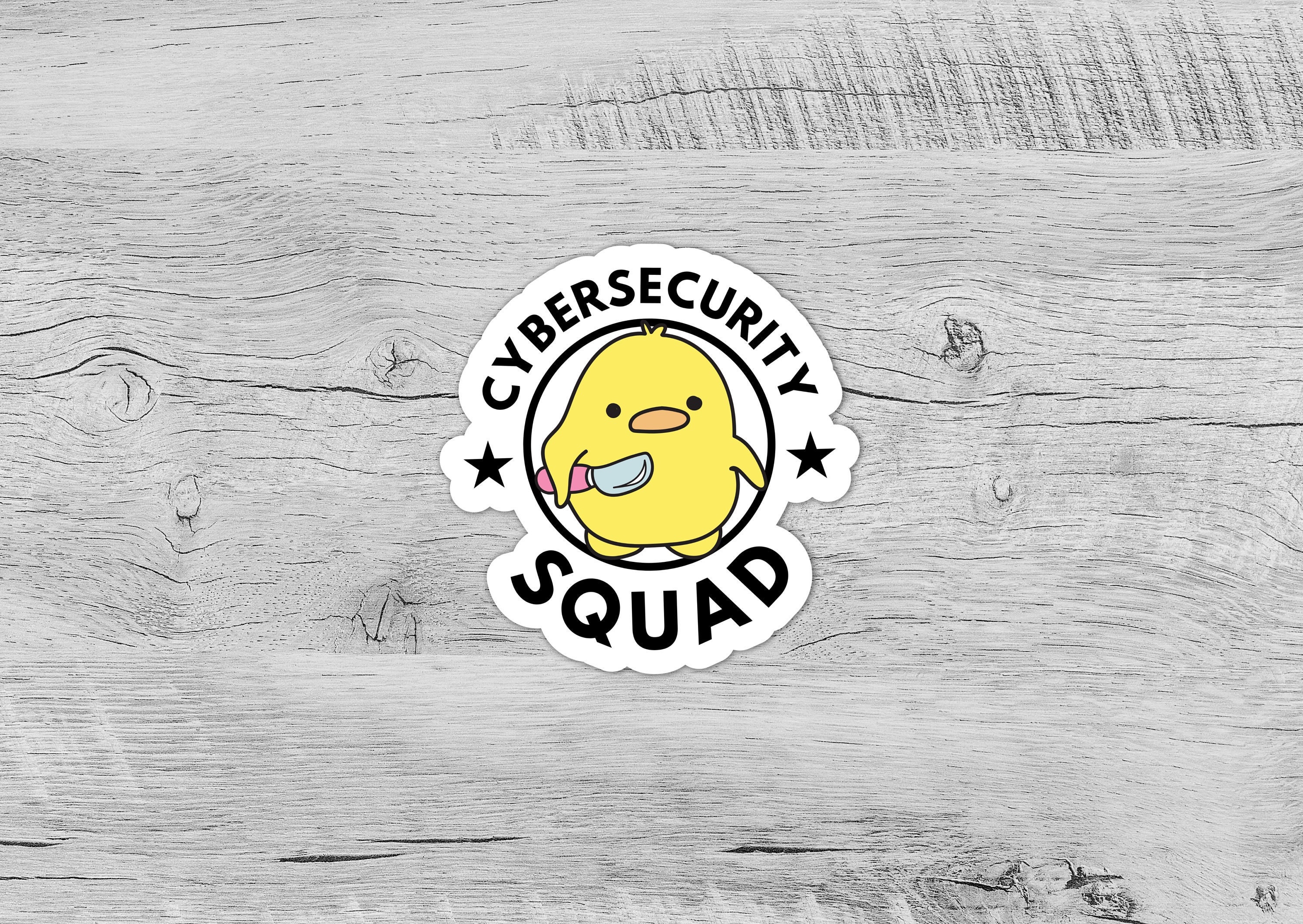 Cybersecurity Squad Sticker, Cybersecurity Analyst Gift, Cybersecurity ...