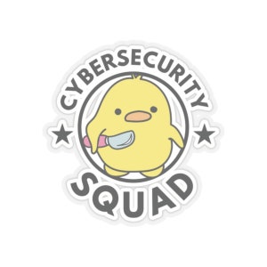 Cybersecurity Squad Sticker, Cybersecurity Analyst Gift, Cybersecurity ...