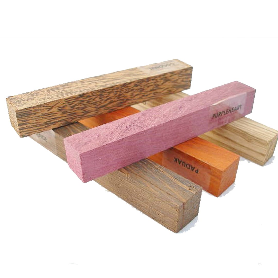 Woodturning Spindle Blanks: Exotic Wood Variety Pack (47x47x300mm) - Etsy