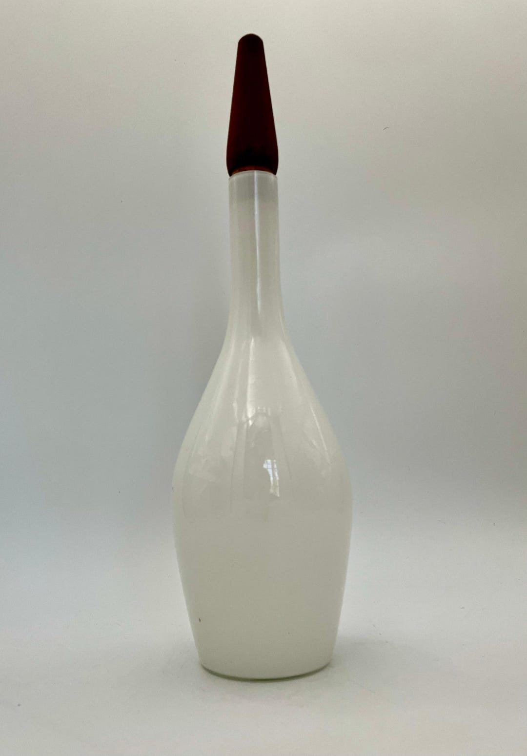 Raymor Modern in the Tradition of Good Taste Opal White Danish Glass ...