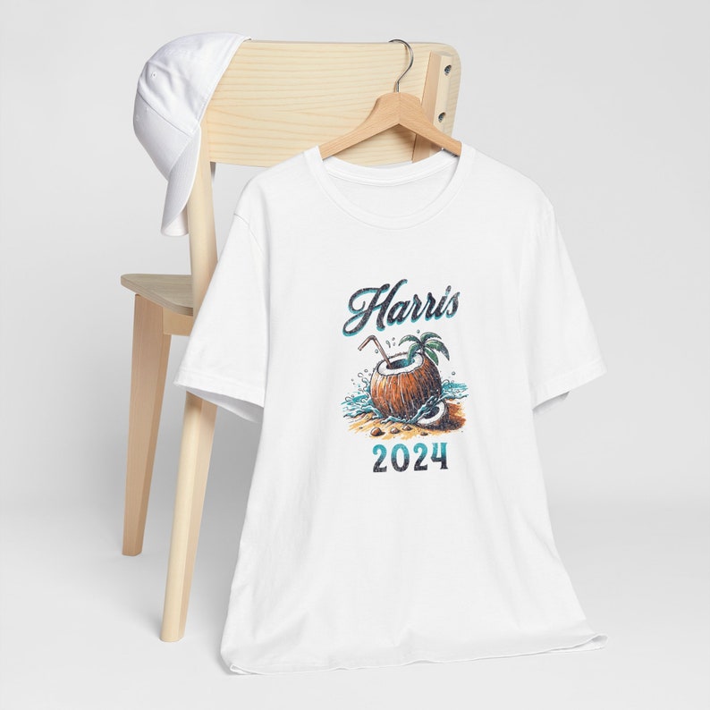 Harris 2024 Coconut Tree T-shirt Kamala Harris Speech Viral Trend Tee ...
