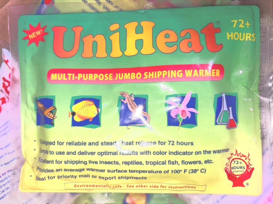 Additional Plant Shipping Heat Pack: Uniheat Warm Packs for Tropical ...