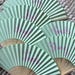 Personalised Coloured Paper Fans With Hand Lettering - Etsy