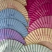 Personalised Coloured Paper Fans With Hand Lettering - Etsy