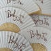 Personalised Paper Fans With Hand Lettering - Etsy