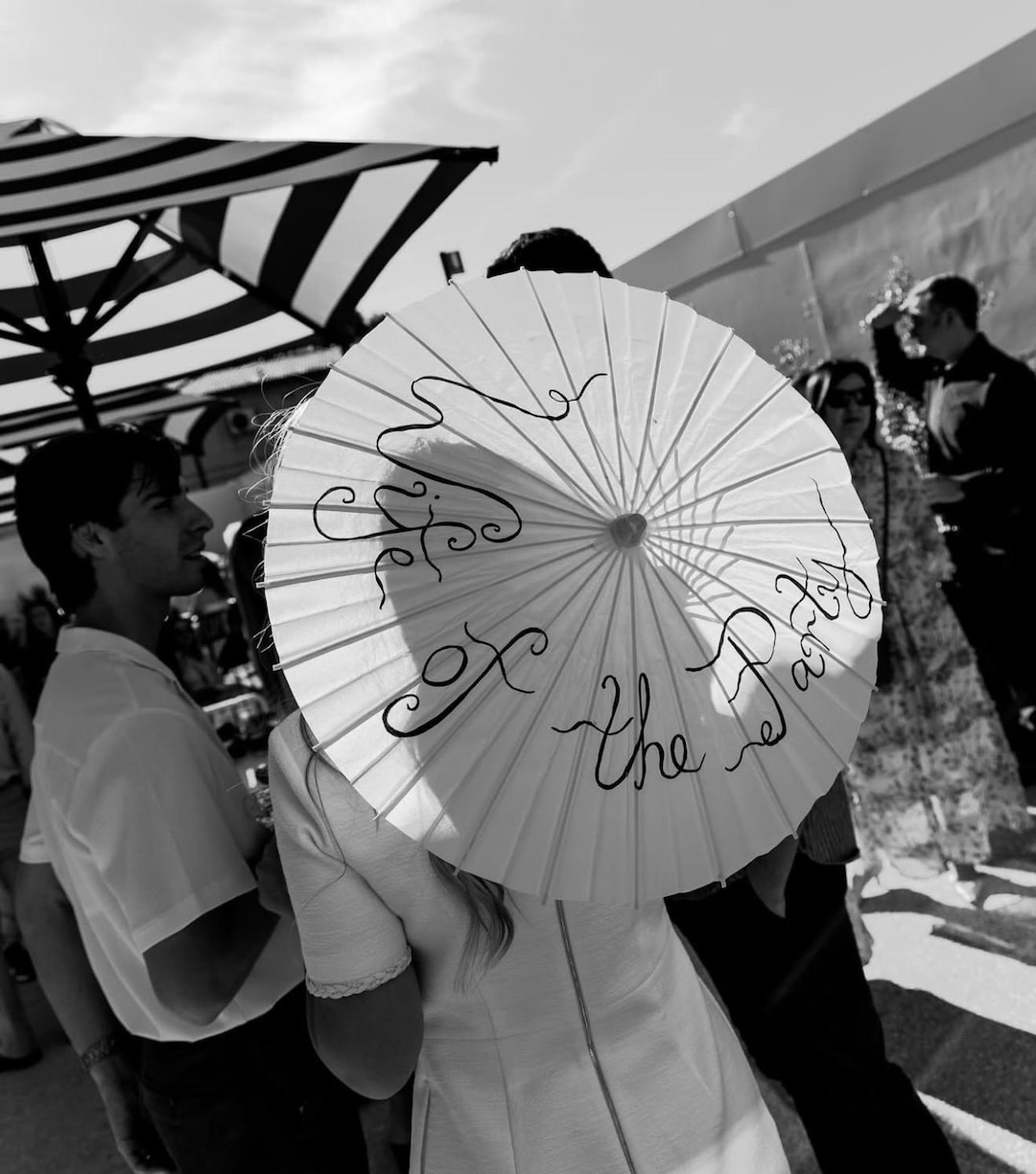 Personalised Paper Parasols With Hand Lettering - Etsy