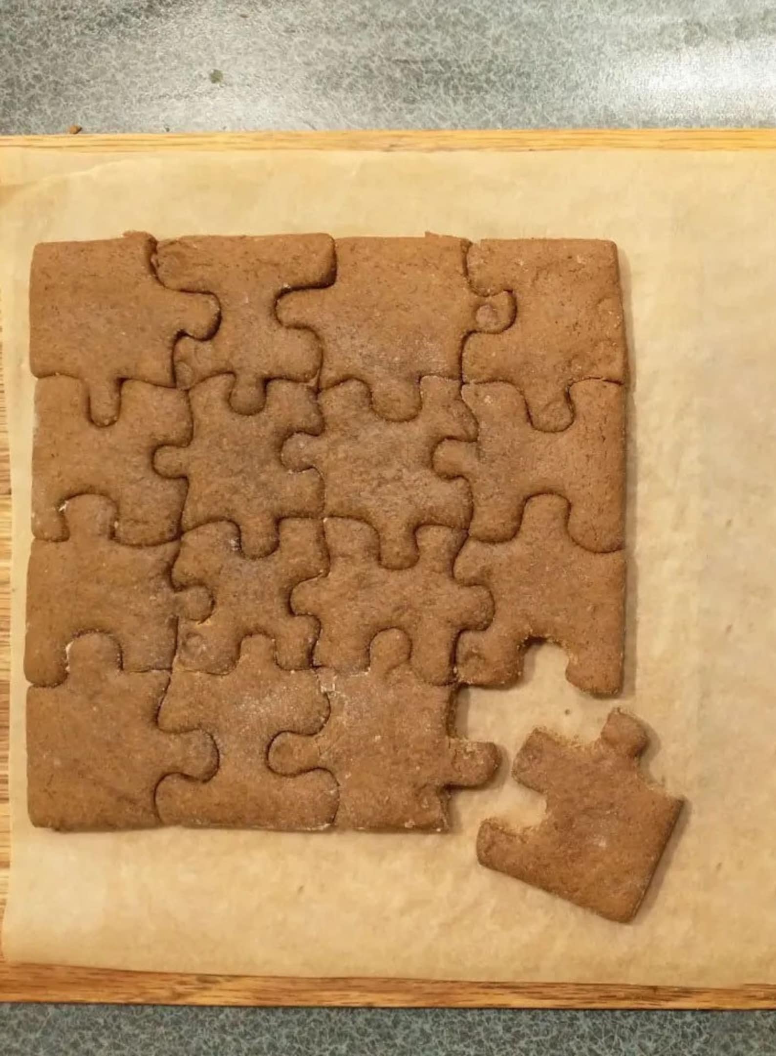 Puzzle-shaped Cookie Cutter Create Fun Flavors and Puzzling Designs - Etsy