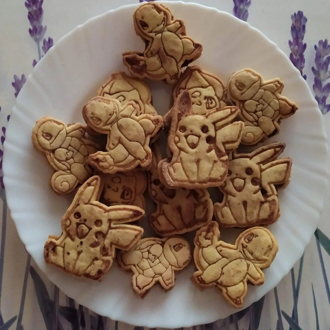 Pokemon Cookie Cutter Set Create Fun and Tasty Pokemon-themed Cookies ...