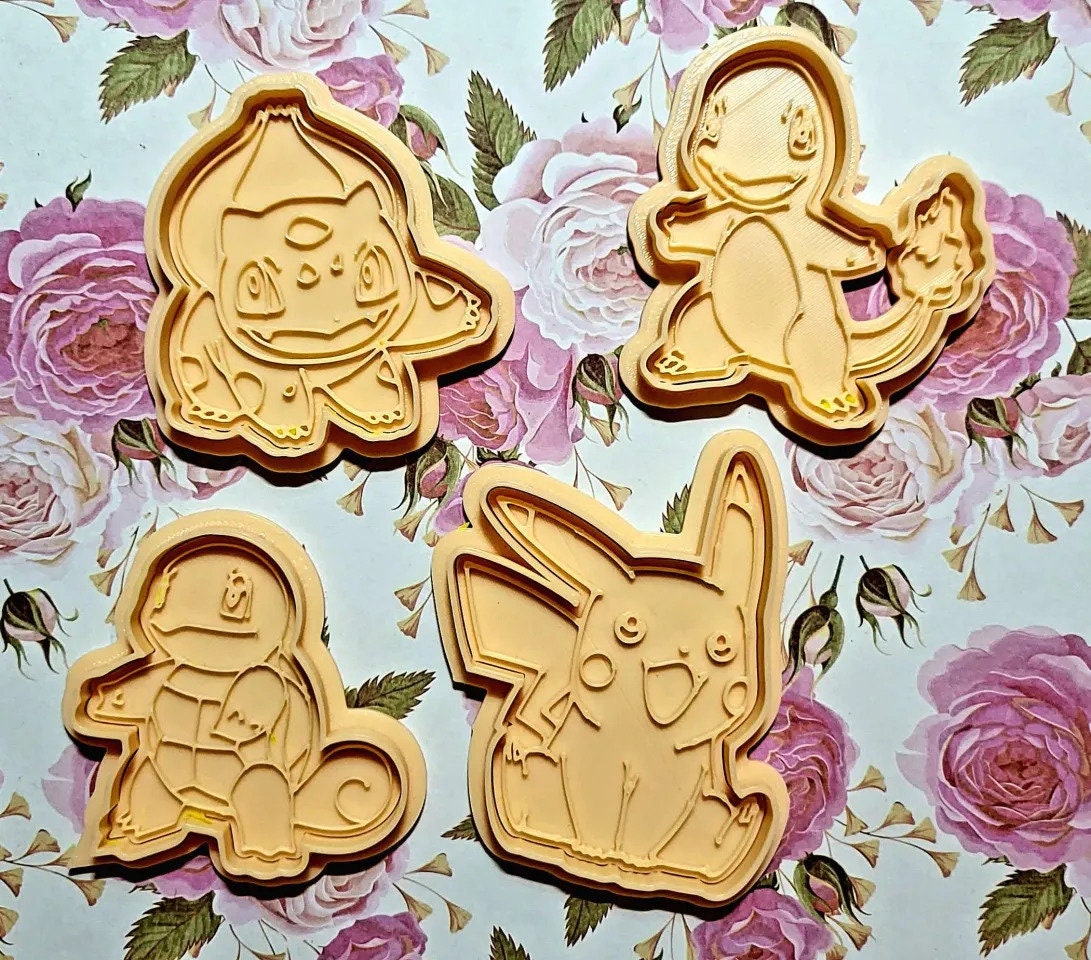 Pokemon Cookie Cutter Set Create Fun and Tasty Pokemon-themed Cookies ...