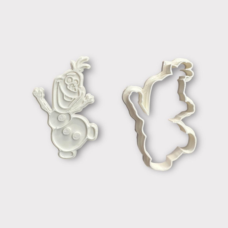 Frozen Olaf and Elsa Cookie Cutter Set - Create Magical Treats - Etsy