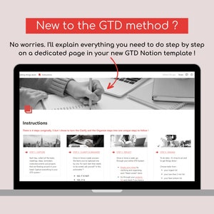 GTD Notion Template Getting Things Done GTD Templates, Notion Planner ...