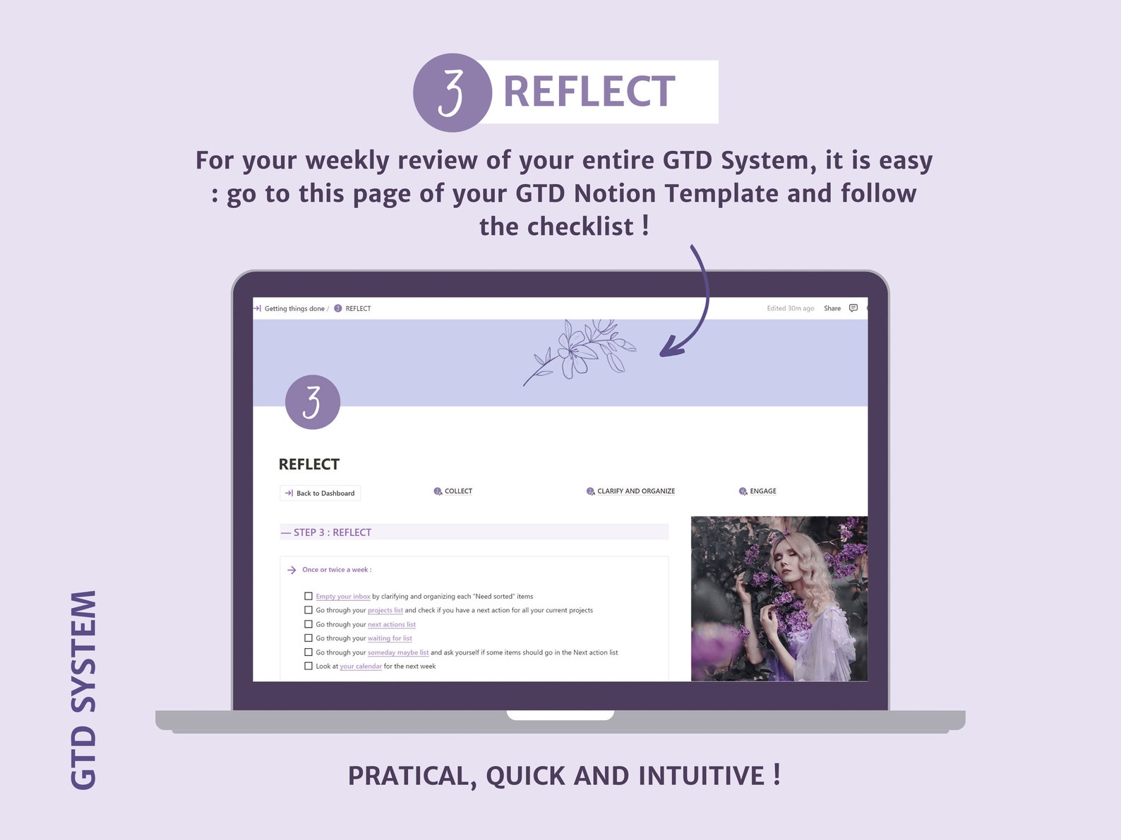 GTD Notion Template Getting Things Done - Modèles GTD, GTD Digital ...