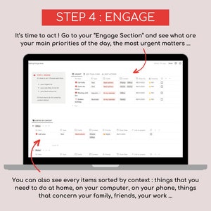 GTD Notion Template Getting Things Done GTD Templates, Notion Planner ...