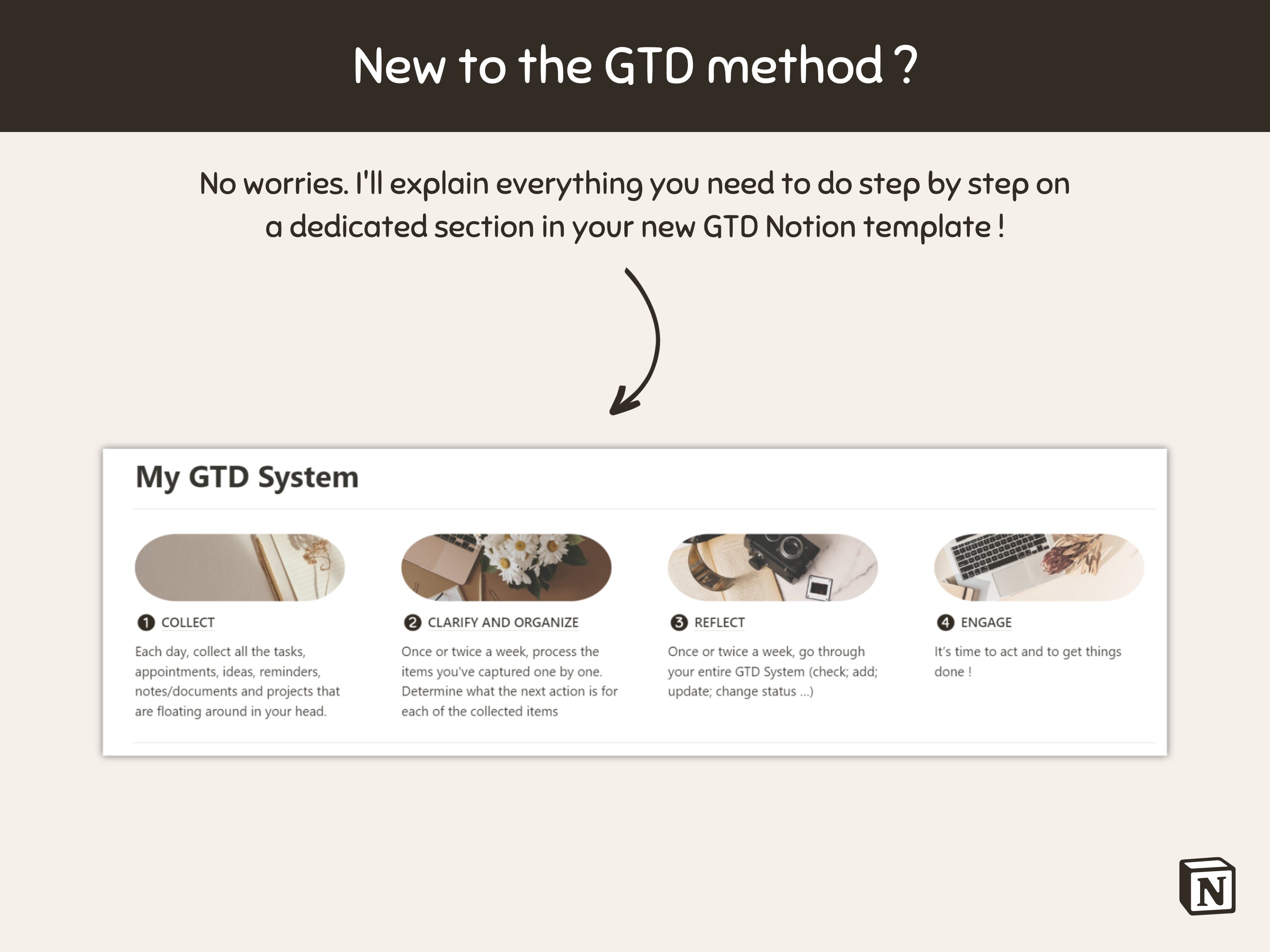 Notion GTD Template - GTD Templates, GTD Planner Notion, Cozy Notion ...