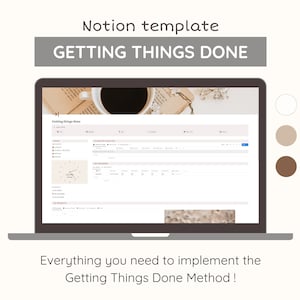 Notion GTD Template, Getting Things Done, GTD Templates, GTD Template ...