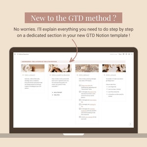 Notion GTD Template, Getting Things Done, GTD Templates, GTD Template ...