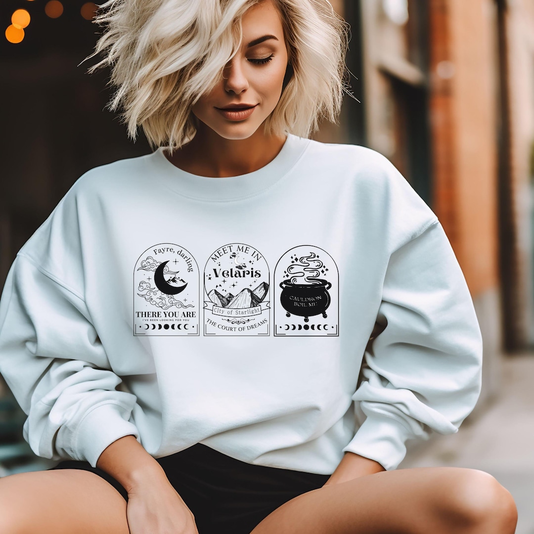 Acotar Sweater Feyre Darling Tattoo Shirt Velaris Merch Smut Reader ...