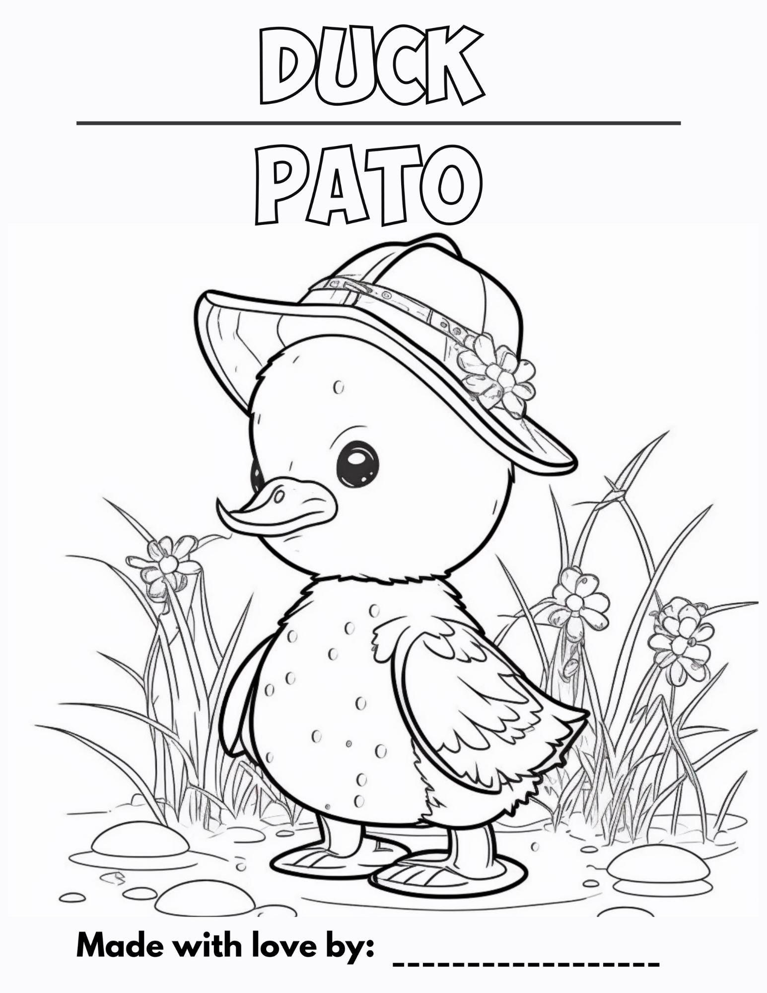 Bilingual Spanish Coloring Pages Farm Animals Pre-k Kindergarten ...