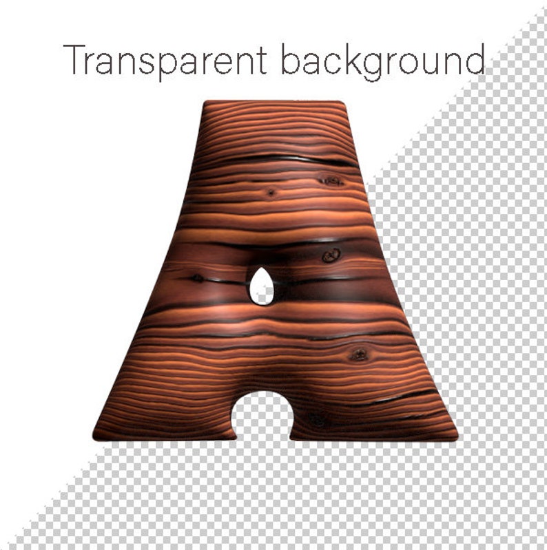 3D Wood Printable Alphabet, A to Z and Numbers, Digital Letters ...