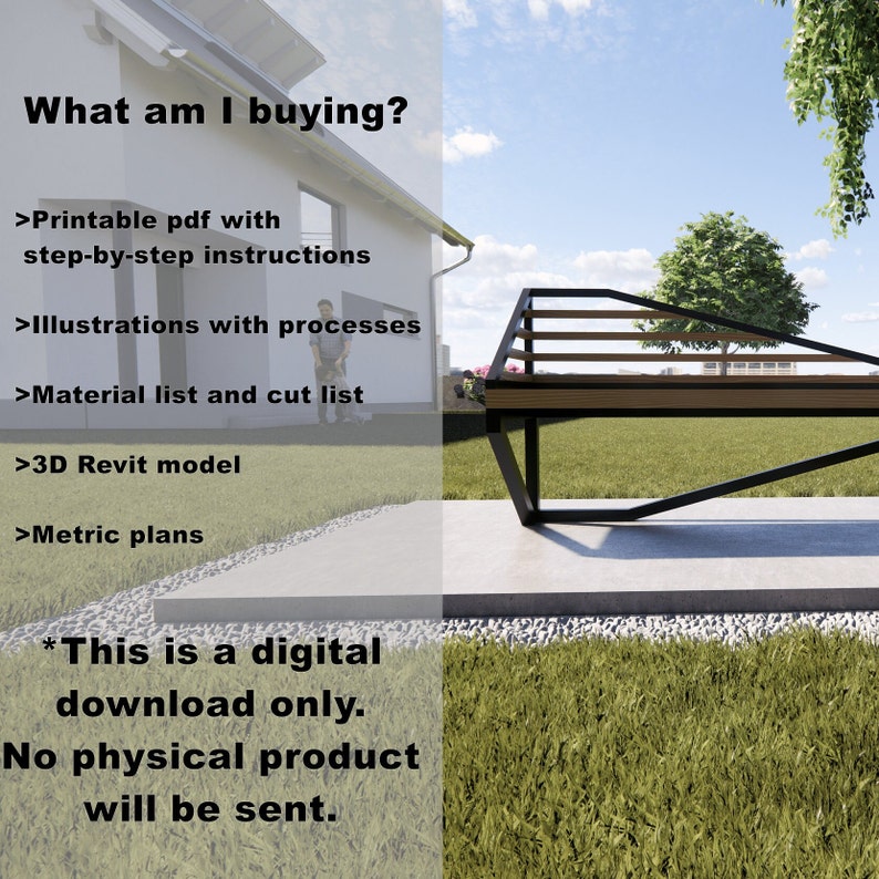 Entryway Bench Plans PDF, Step-by-step DIY Build Guide, 3D Architectural Rendering, Realistic ...