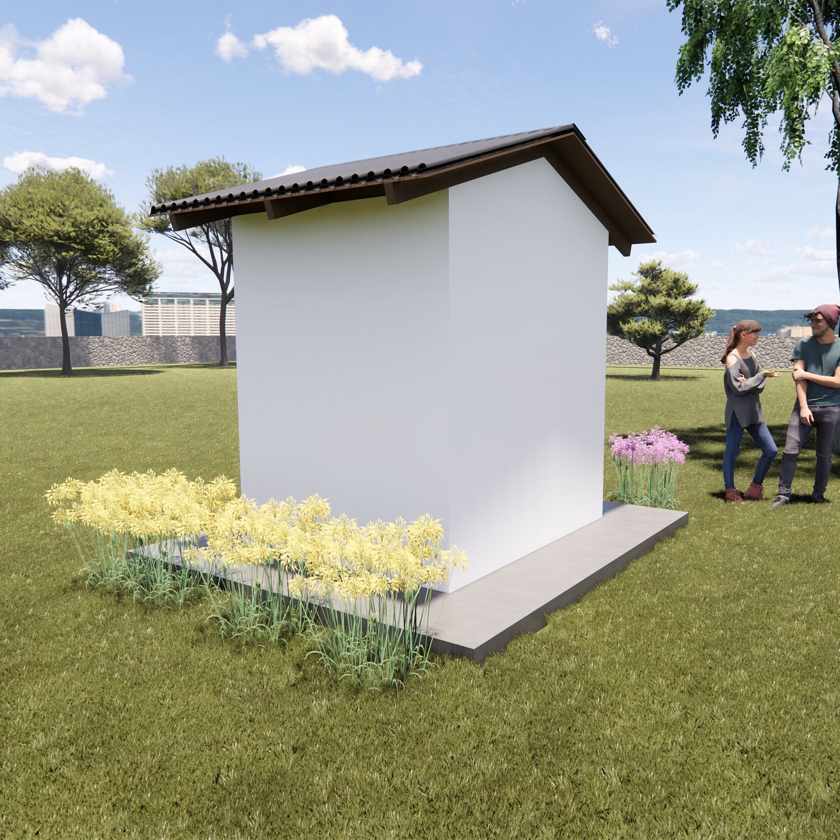 Exterior WC Plans PDF, Step-by-step DIY Build Guide, 3D Architectural ...