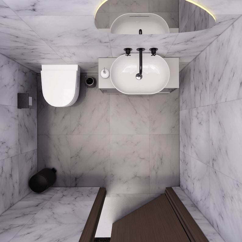 Exterior WC Plans PDF, Step-by-step DIY Build Guide, 3D Architectural ...