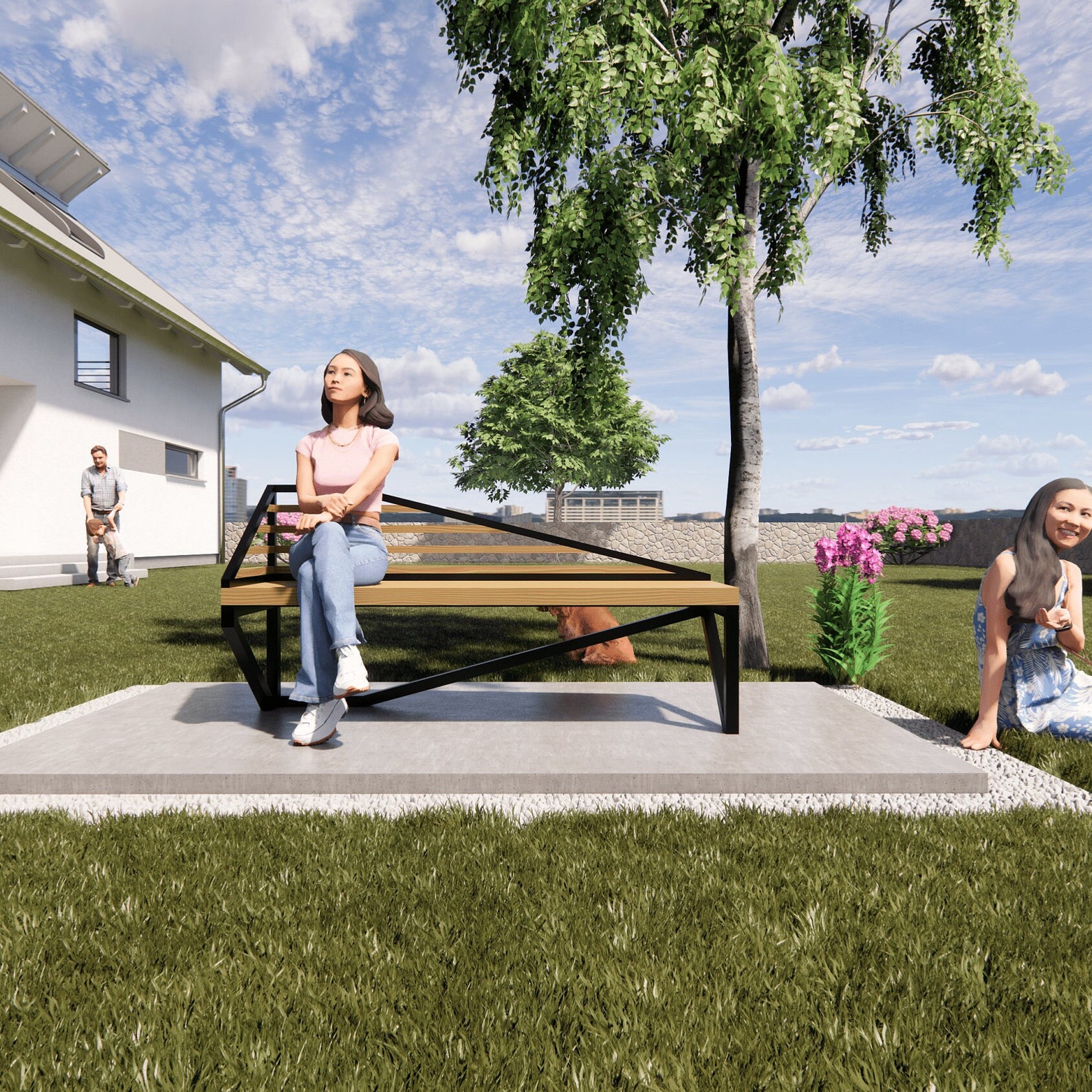Entryway Bench Plans PDF, Step-by-step DIY Build Guide, 3D ...