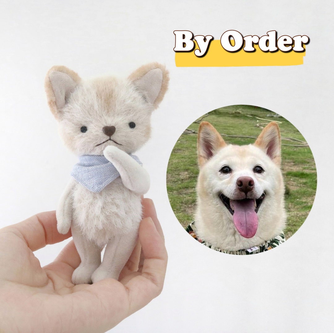 Shiba Inu Dog Doll Cream Shiba Dog Plush Artist Teddy Dog Teddy Puppy ...