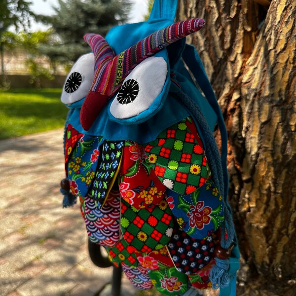 Owl Backpack - Etsy
