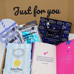 Self Care Hamper: Pamper and Wellness Gift for Her, Positive Vibes ...
