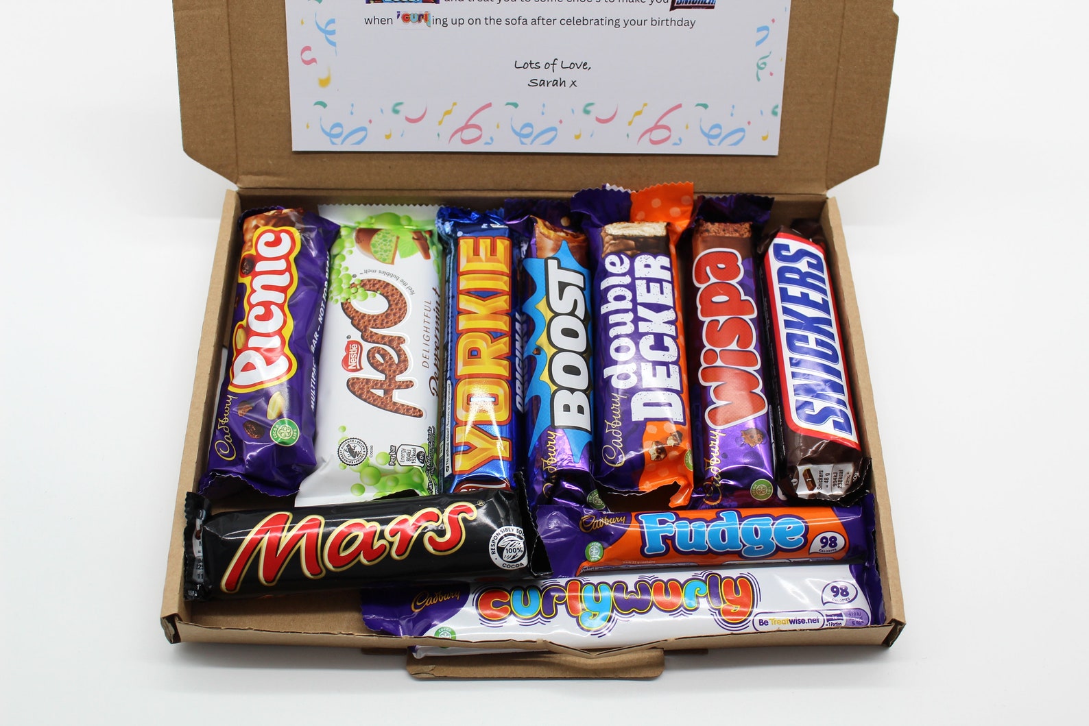 Personalised Chocolate Poem Box, 60th Birthday Hamper Gift, Letterbox ...