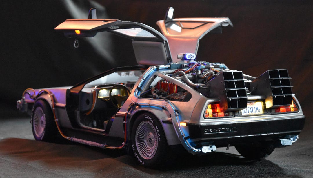 Delorean Time Machine STL File – Back to the Future 3D Print Model ...