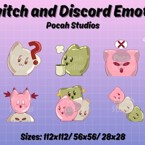 Cute Hanami Dango Cat Emotes - Etsy