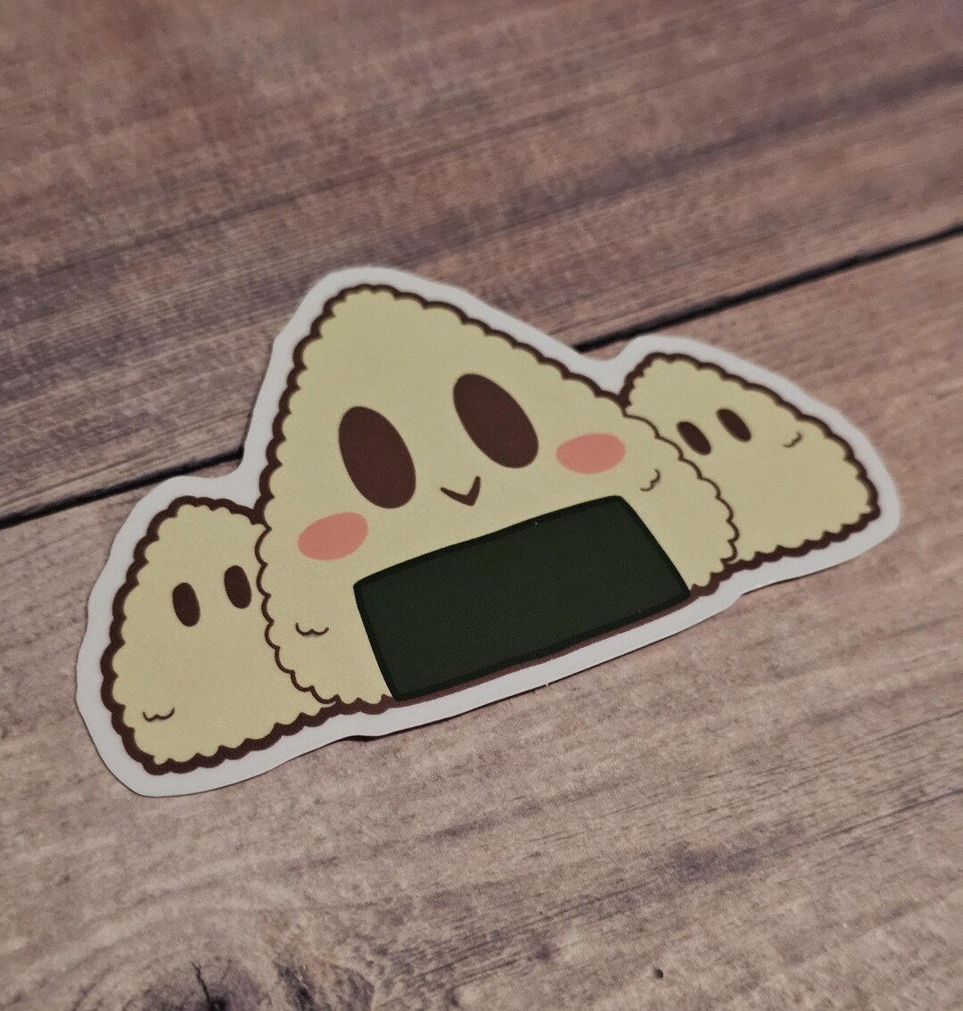 Clear Onigiri Bunch Sticker - Etsy