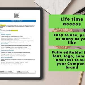 Code of Conduct Policy| HR Forms ǀ New Employee | Recruitment Form ...