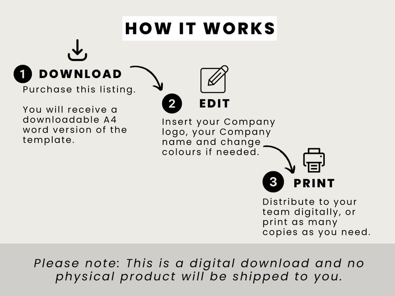 Job Description Template ǀ HR Forms ǀ New Employee | Recruitment Form ...