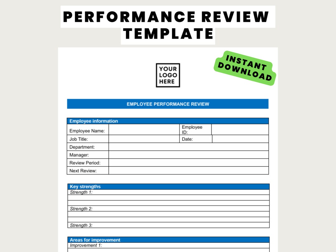Performance Review Simple | HR Forms ǀ New Employee | Recruitment Form ...