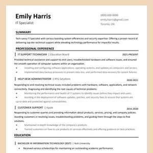 ATS Friendly Resume Template for Google Docs Resume Template to ...
