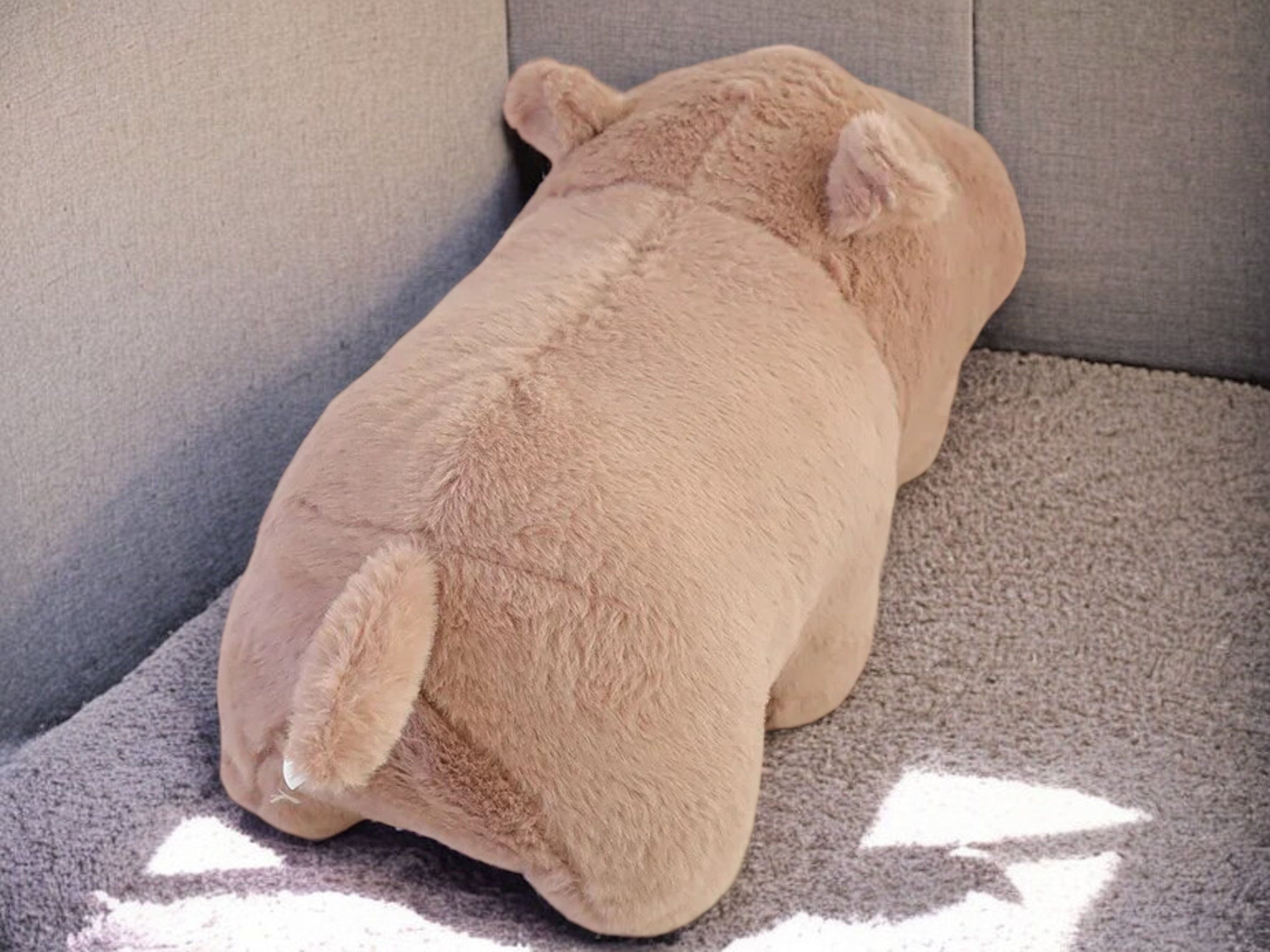 Hippopotamus Weighted Stuffed Animal Hippo Plushie Mammal - Etsy