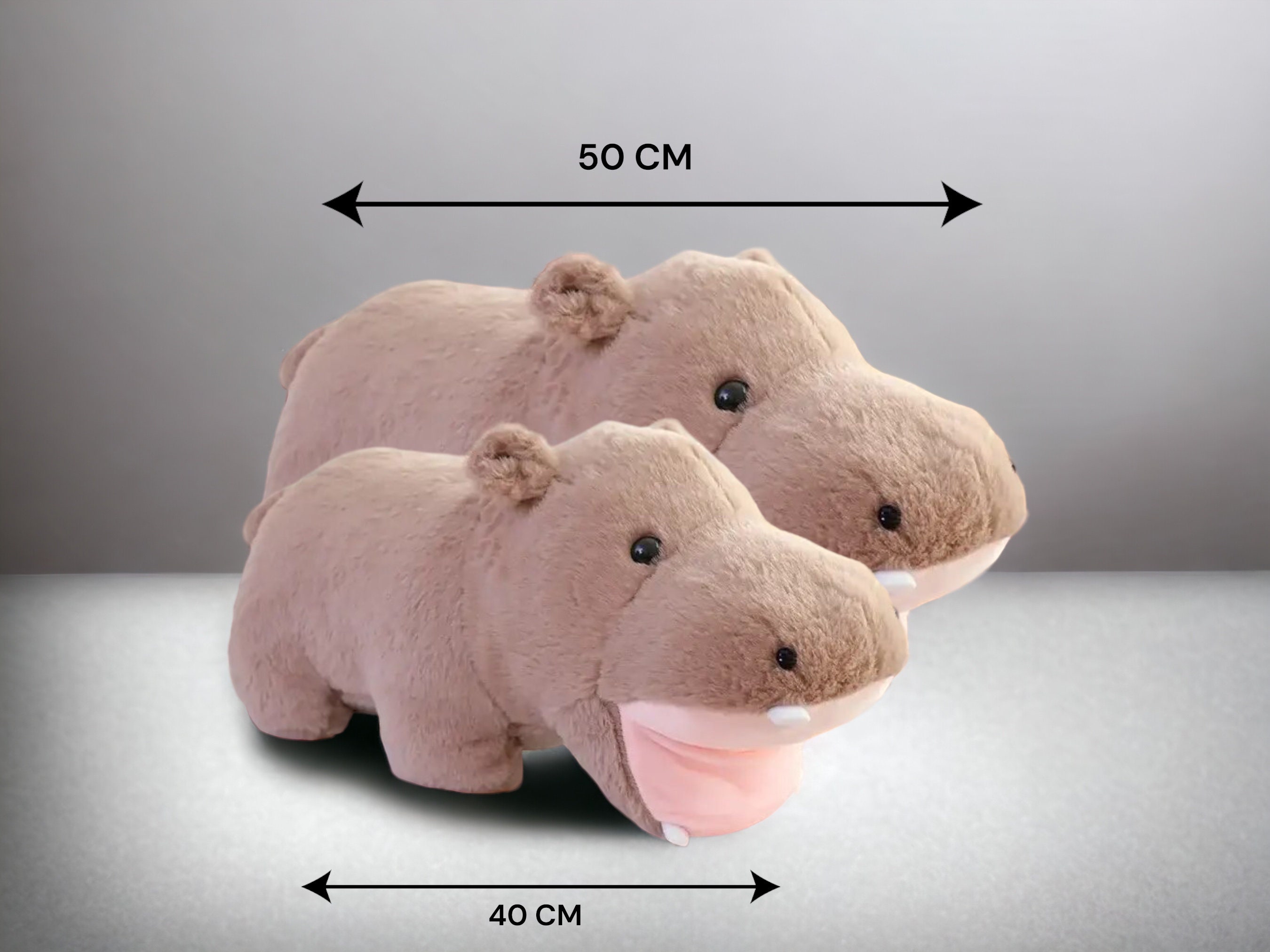 Hippopotamus Weighted Stuffed Animal Hippo Plushie Mammal - Etsy