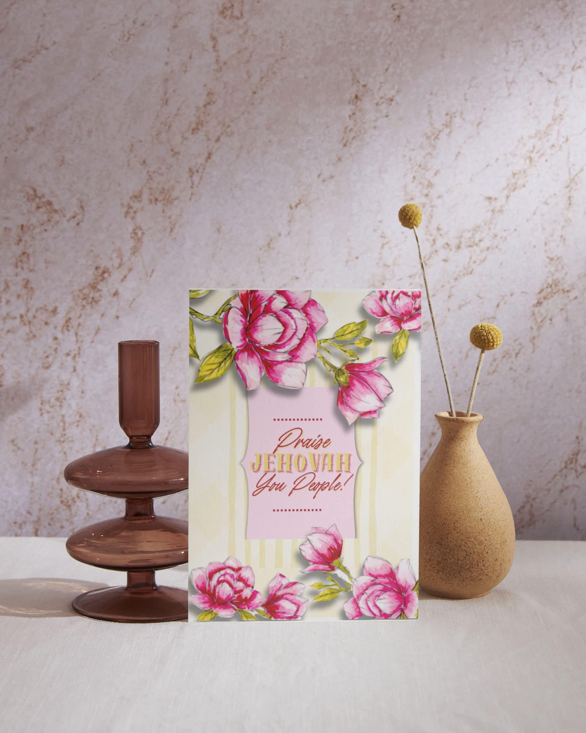 Praise Jehovah You People Greeting Card. Jw Gift, Jw Art, Jw Greeting ...