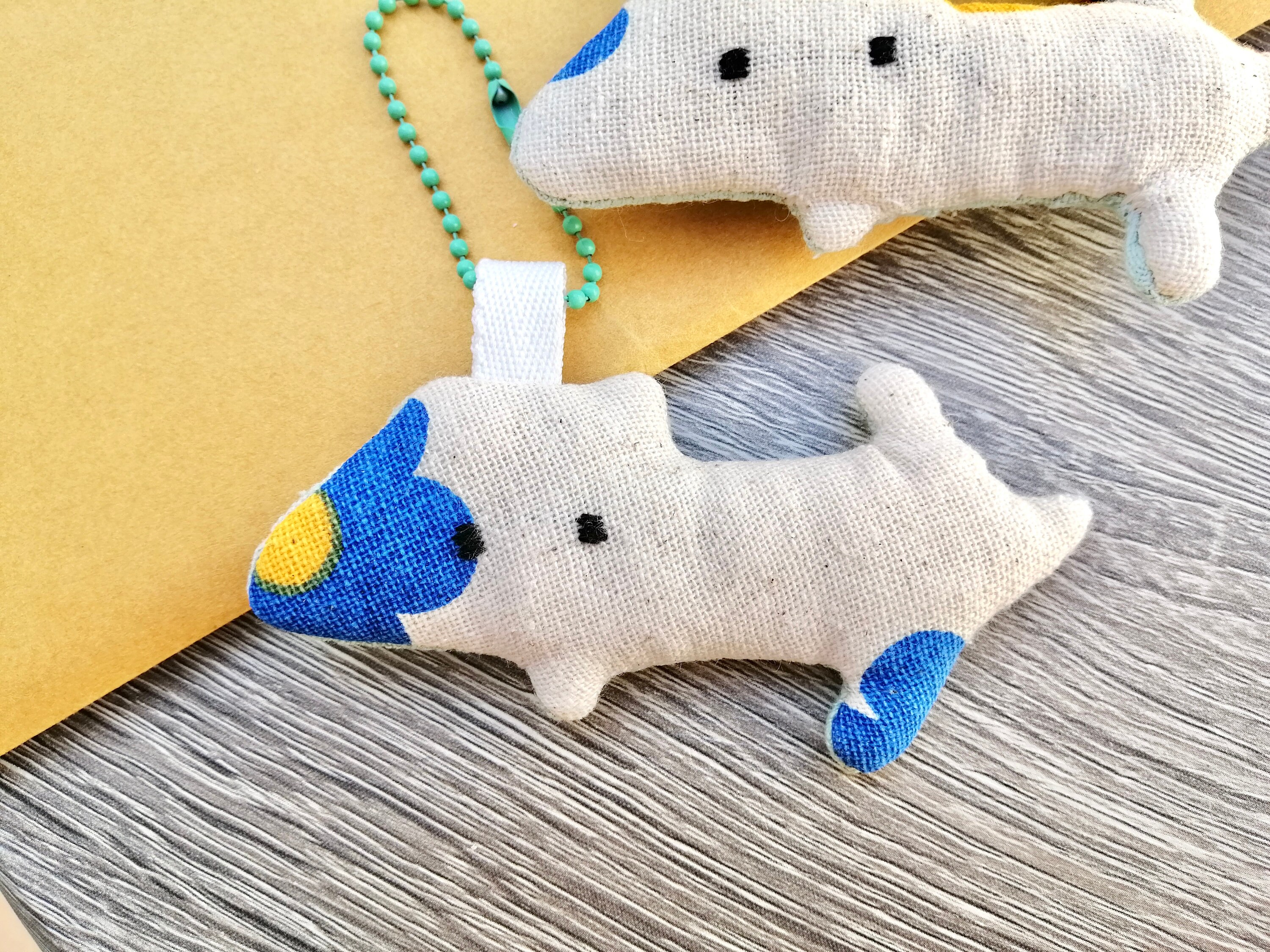 Handmade Plushie Keychain / Cute Baby Crocodile Handcrafted Miniature ...