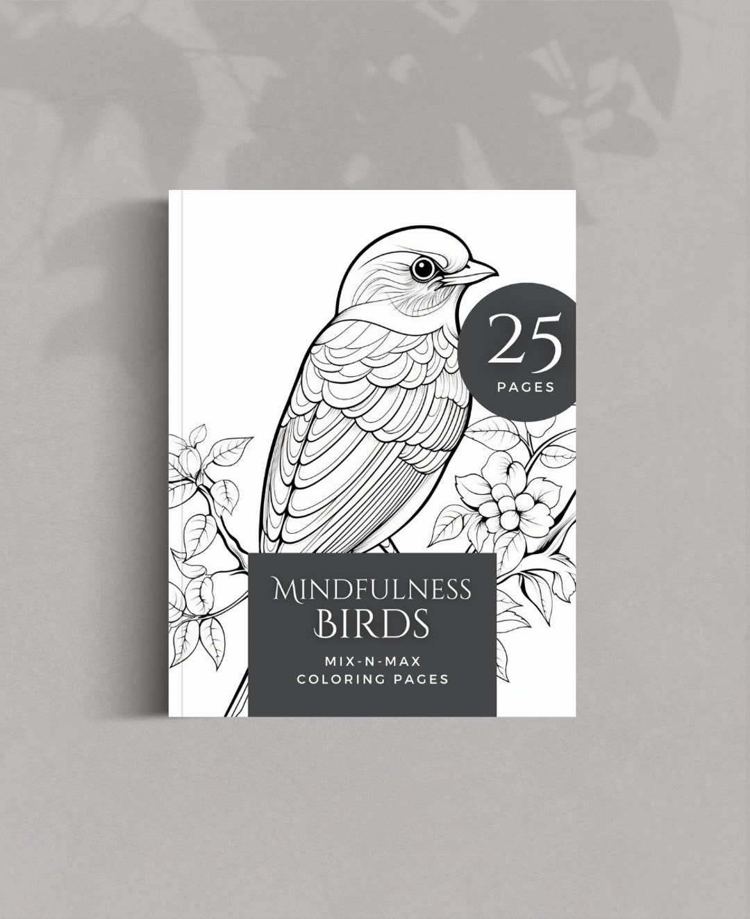 Mindfulness Birds Template - Etsy